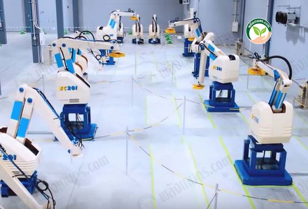 “ฟูจิ ยูโซกิ” หุ่นยนต์ ยกกระสอบ รุ่น EC-102 จัดเรียงสินค้าบนพาเลท FUJI ...